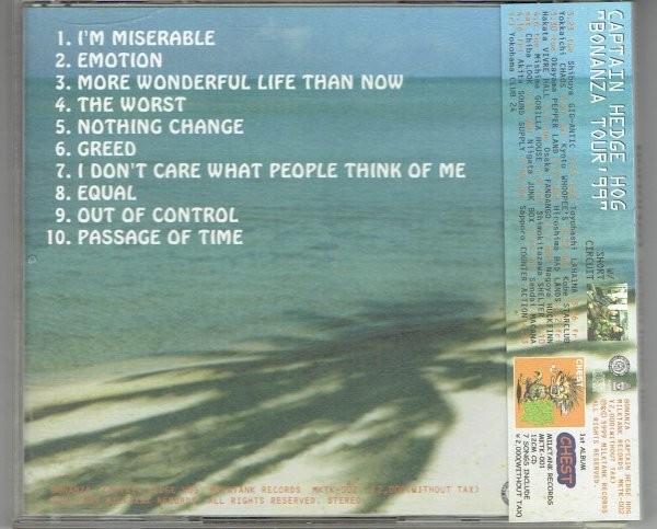 Japan Edit. Captain Hedge Hog Bonanza CD Obi Included | eBay