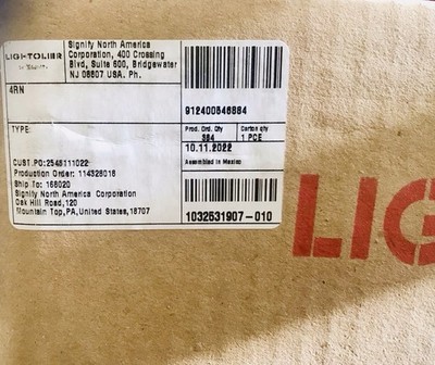 Open Box Philips 4RN Lightolier 4" LED Downlighting Frame-In Kit Round ...
