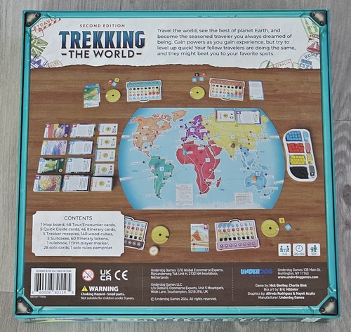 Trekking the World 2nd Edition W/ Bucket List Expansion Underdog Board ...