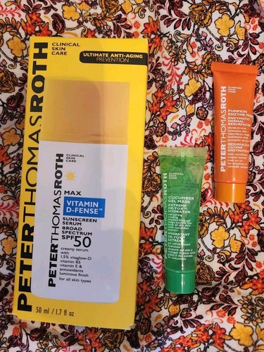Peter Thomas Roth Vitamin D-fense Sunscreen Serum Broad Spectrum SPF50 ...