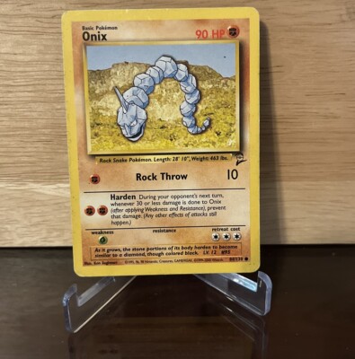 Pokémon TCG Onix Base Set 2 84/130 Regular Unlimited Common | eBay