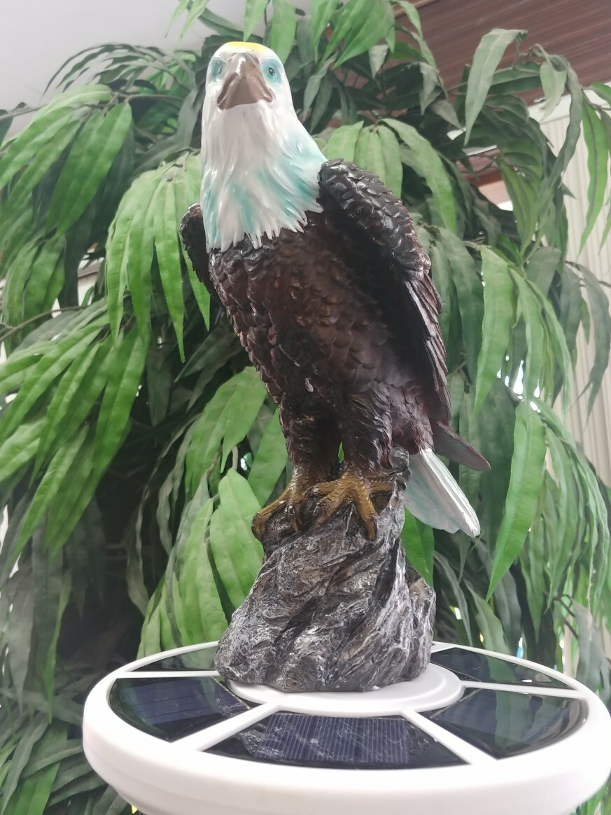 Flagpole Large Eagle Display Topper Finial Ball Hand Painted USA ...