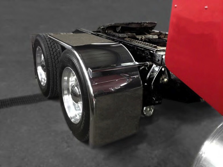 hogebuilt 80" Half Fender Stainless Steel with universal bracket kit ...