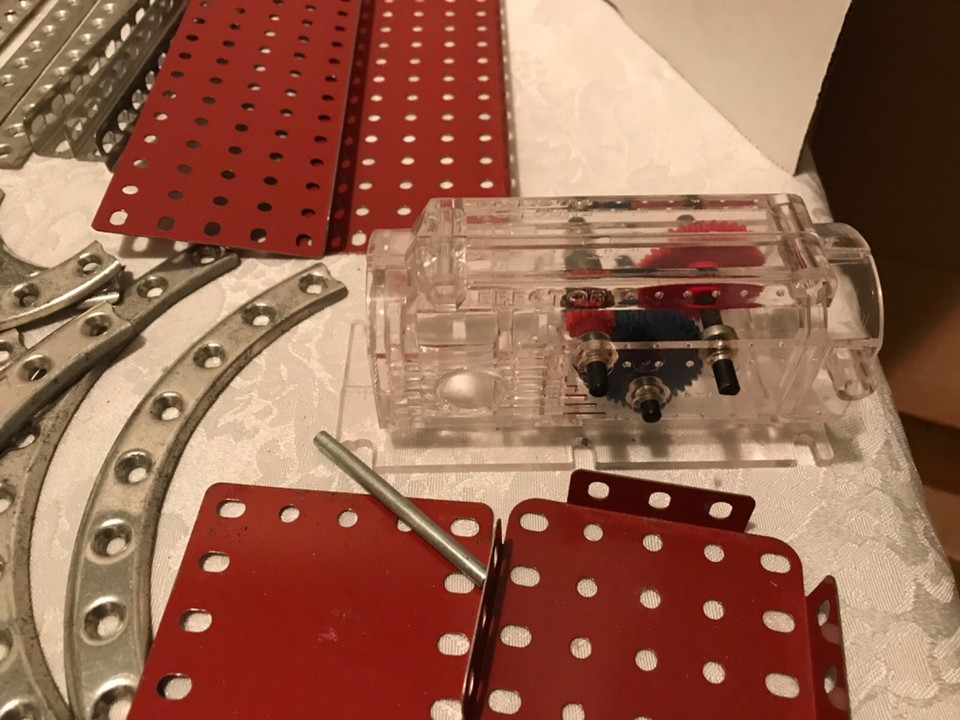 Vintage1964 Gabriel Gilbert Erector Set motorized w remote original box ...