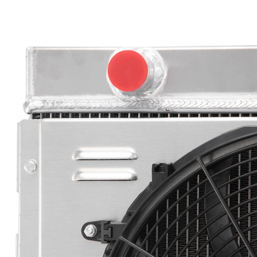 4 Row Radiator+Shroud Fan for 1970-1972 71 Dodge Dart Plymouth Duster 5 ...