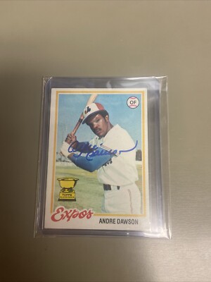 1978 TOPPS AUTO ANDRE DAWSON SIGNED AUTOGRAPH ALL STAR ROOKIE | eBay