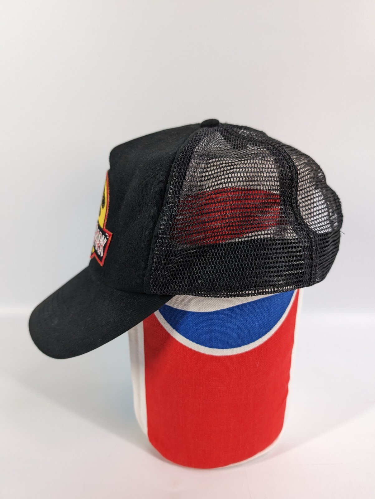 Vintage 90s Jurassic Park Black Mesh Snapback Hat - B… - Gem