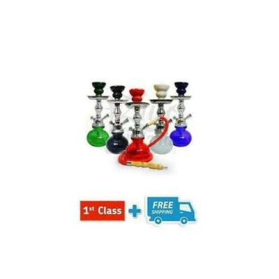 Small 11" inch 1 Hose Shisha Pipe sheesha Hookah Narghila Set FREE Coal ...