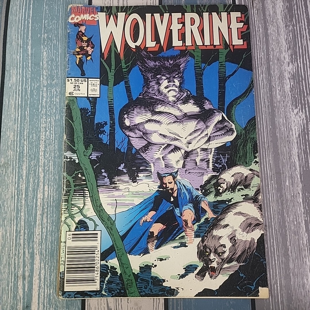 WOLVERINE #25 X-MEN, June, HIGH GRADE Jim Lee MARVEL Ft: Young Logan ...
