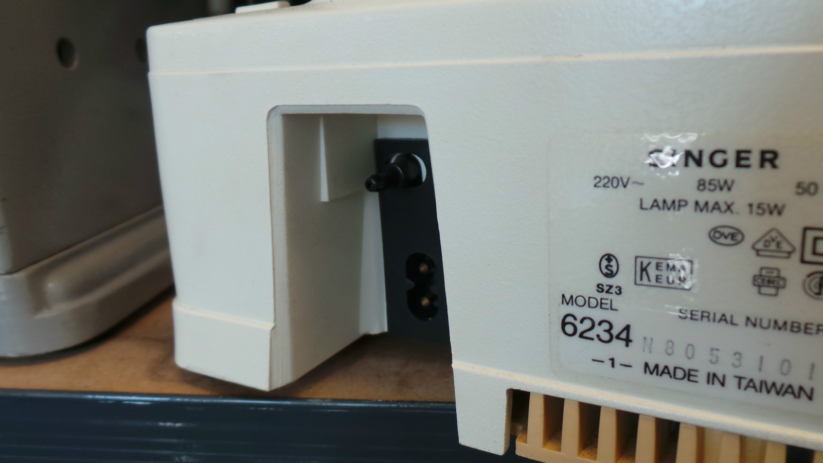 Pédale de Commande / Air Comprimé Pneumatique Pour Singer Machine à ...