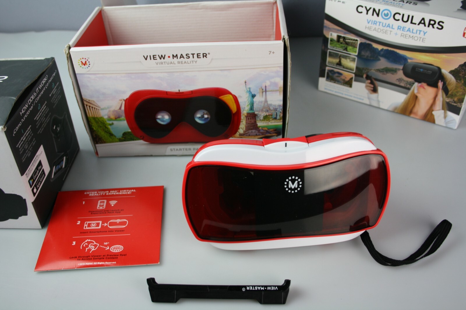 Lot of 3 VR View Master, Cynoculars , Lexibook Gravity VR Headsets | eBay