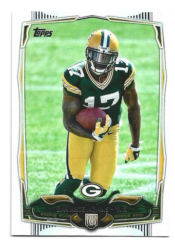 2014 Topps Davante Adams Rookie Card RC #337 Green Bay Packers Los ...