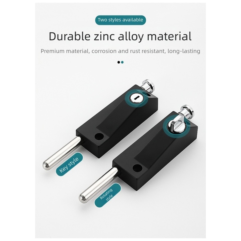 Home Security Mortise Lock Door Latch Bolt Lock Automatic Rotation ...