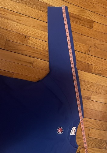 Chicago Cubs Sweater Mens Large Blue Majestic MLB Authentic Collection ...
