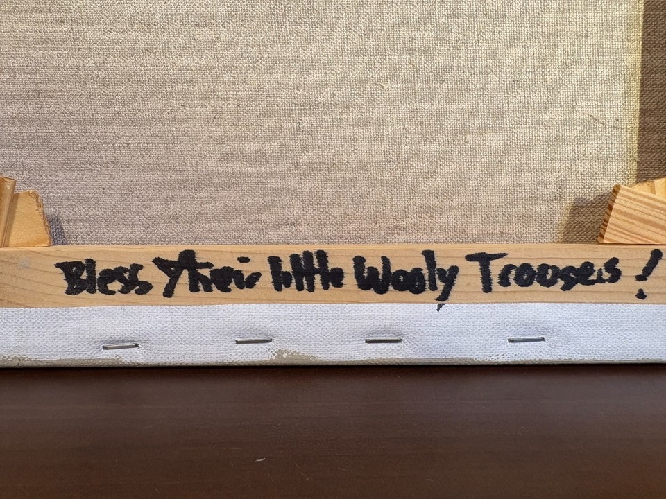 Edwin Cripps Original 2015 Acrylic on Canvas Surrealist Painting of the ...