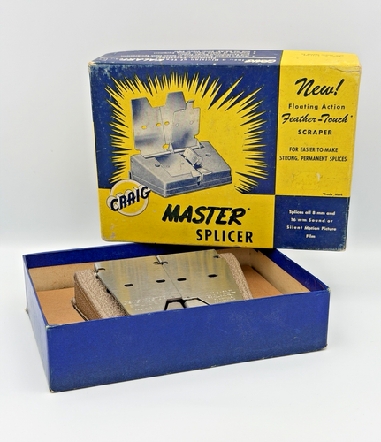 Craig Master Splicer for all 8mm and 16mm Films w/Original Box | eBay