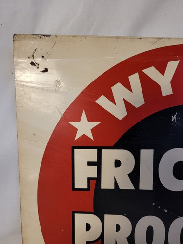 Vintage Wynn's Friction Proofing Tin Sign Add a Can Today by C & P ...