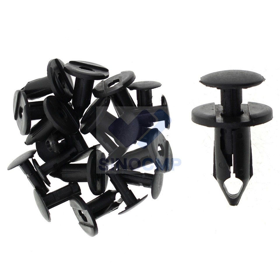 40PC Car Fender Clips Trim Push Pin Rivet Bumper Fastener Panel ...