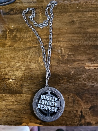 2006 WWE Chain Necklace Hustle Loyalty Respect Spinner Metal John Cena ...
