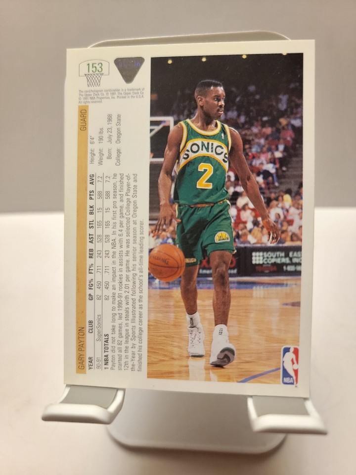 1991-1992 Upper Deck Gary Payton #153 | eBay