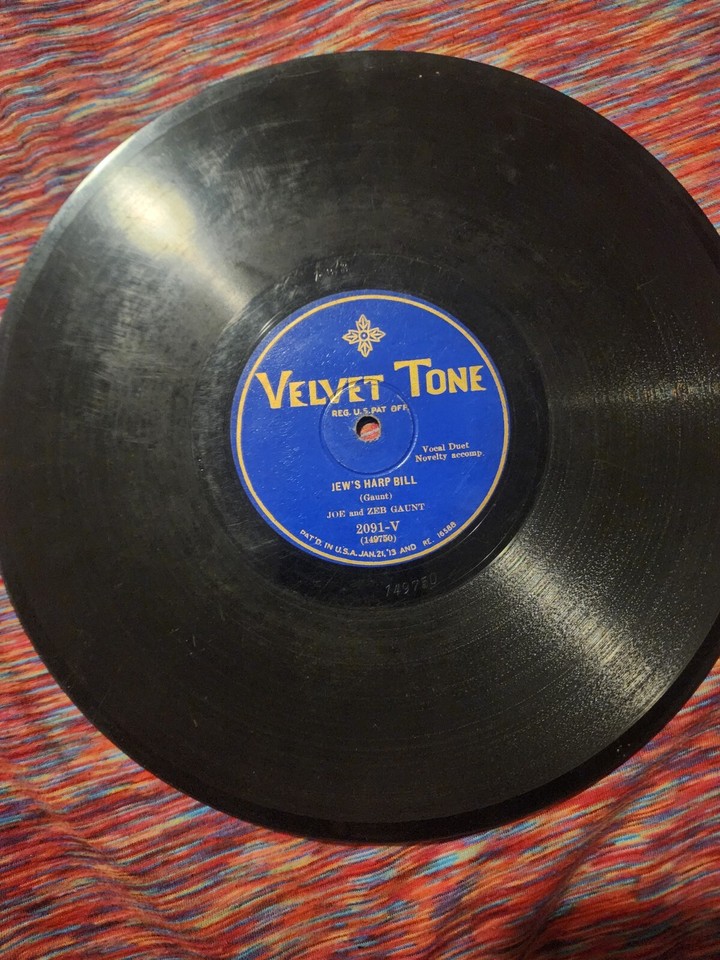 Rare 78 RPM Records- Patented. Read For Titles. Victor, Clarion, Velvet ...