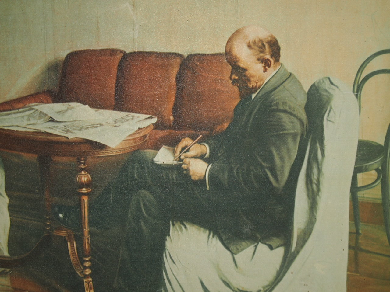 Soviet picture, portrait , figure Vladimir Lenin - Soviet Communism ...