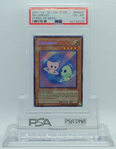 YUGIOH STON-EN067 GELLENDUO SECRET RARE HOLO FOIL PSA 6 EX-MT #* | eBay