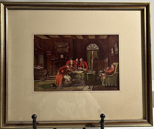 FRAMED PRINT: Antique 1911 William V. Birney WHERE THE FOX RAN VGC | eBay
