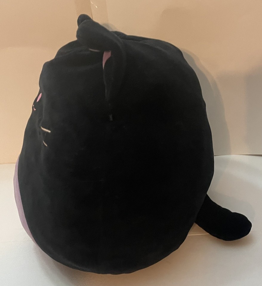 Squishmallow Autumn Cat Plush 12" Kelly Toy 2018 Black & Purple ...