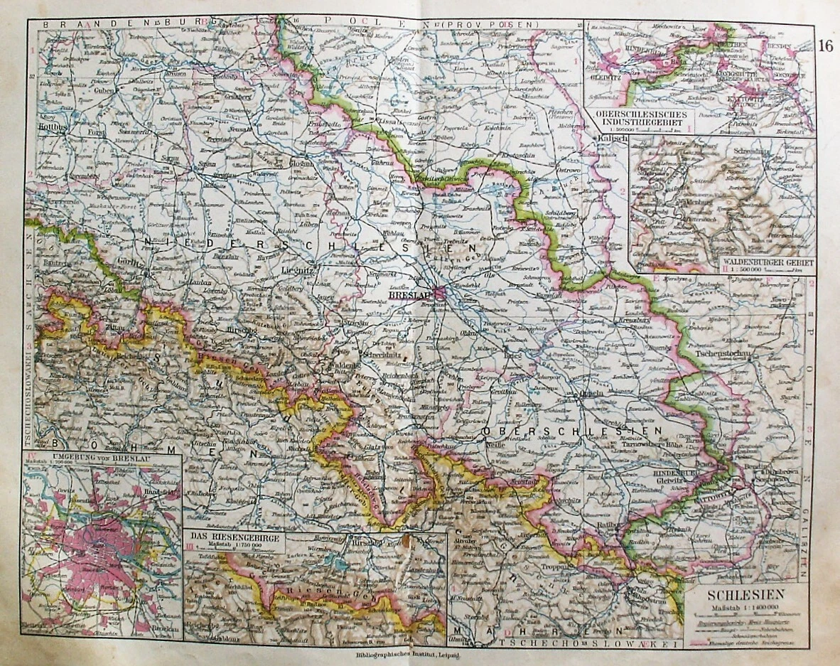Silesia Map Europe