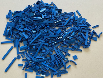 SHIPS FREE!! LEGO Lot of 60 BLUE 2x2 2x4 1x4 1x6 1x8 4162 Finishing ...