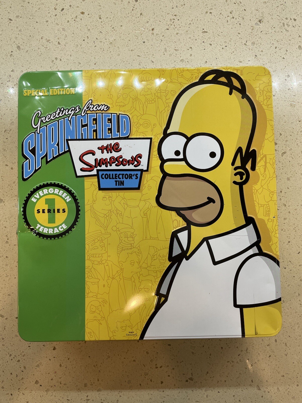 Simpsons Limited Edition Collector's Tin Series 1, Evergreen Terrace | eBay