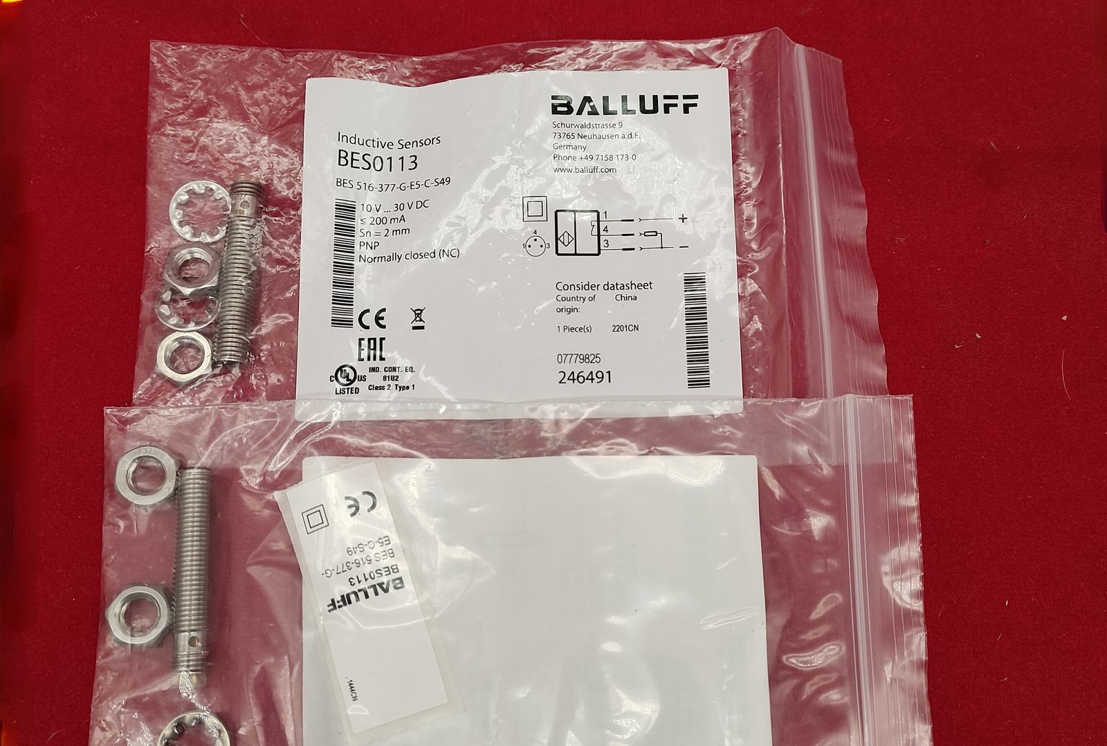 1pcs BALLUFF BES0113 BES 516-377-G-E5-C-S49 NEW | eBay