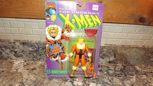 Marvel The Uncanny X-Men Sabretooth Snarl & Swipe Action Figure 5" 1993 ...