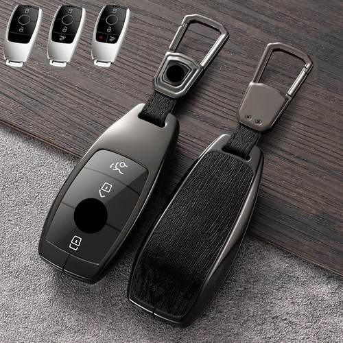 For Benz GLB GLC A B C E S G AMG Zinc Alloy TPU Leather Car Smart Key ...