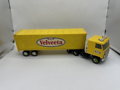Vintage ERTL Semi Truck Tractor Trailer Kraft Velveeta Cheese Cab Over ...