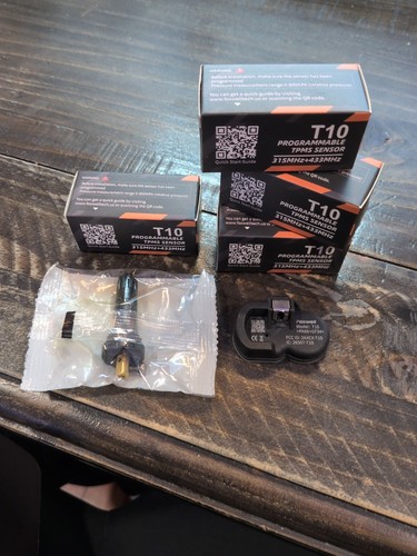 Car TPMS Universal Tire Pressure Monitoring Rubber Sensors (4) Foxwell ...