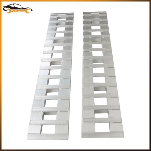 84"x15" Aluminum Ramps1Pair 6000 LBS For Truck Car Auto Trailer Ramps ...