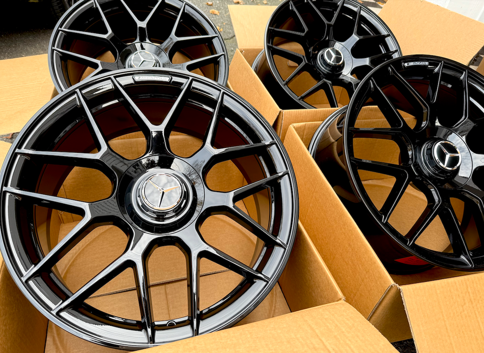 2024 MERCEDES SL63 RIMS WHEELS SET4 NEW 20/8.5 20/9.5 SET4 SL500 SL550 ...