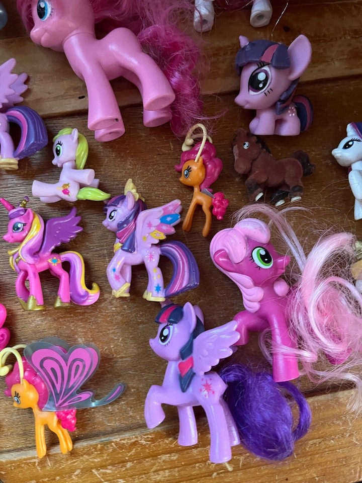 Large Mixed Lot of Plastic Rubber Vinyl My Little Pony & Other Horses ...