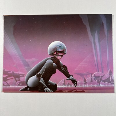 Astra Postcard 1985 Futuristic Sci Fi Robot Humanoid Roger Dean Artwork ...