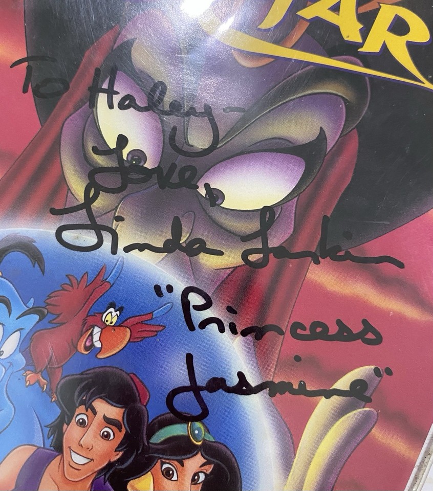 The Return of Jafar – Walt Disney hand signed by Linda Larkin, Voice of ...