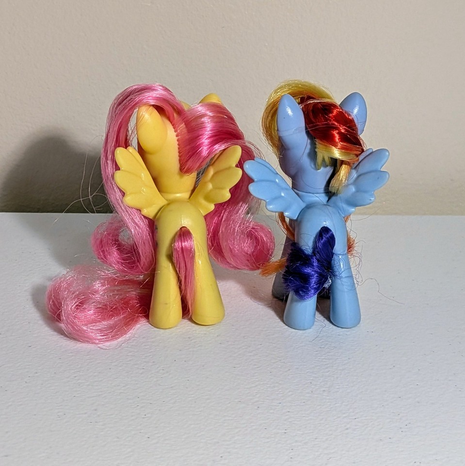 My Little Pony Mlp G4 Main Six (6) Lot Brushable 3'' Figure + Spike | eBay