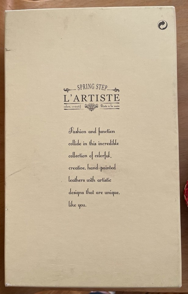 Spring Step L'Artiste Deandrea Wedge Floral Sandal EU 39 US 8.5 Brand ...