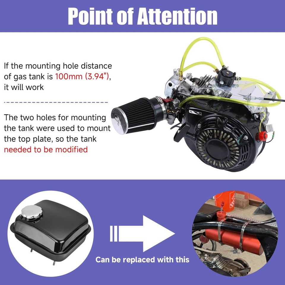 Engine Motor Mounting Throttle Top Plate Kit Replacement for Predator ...