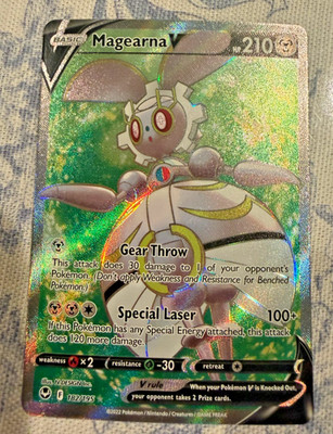 Pokemon TCG Magearna V (Full Art) 182/195 Swsh12 Silver Tempest Holo | eBay