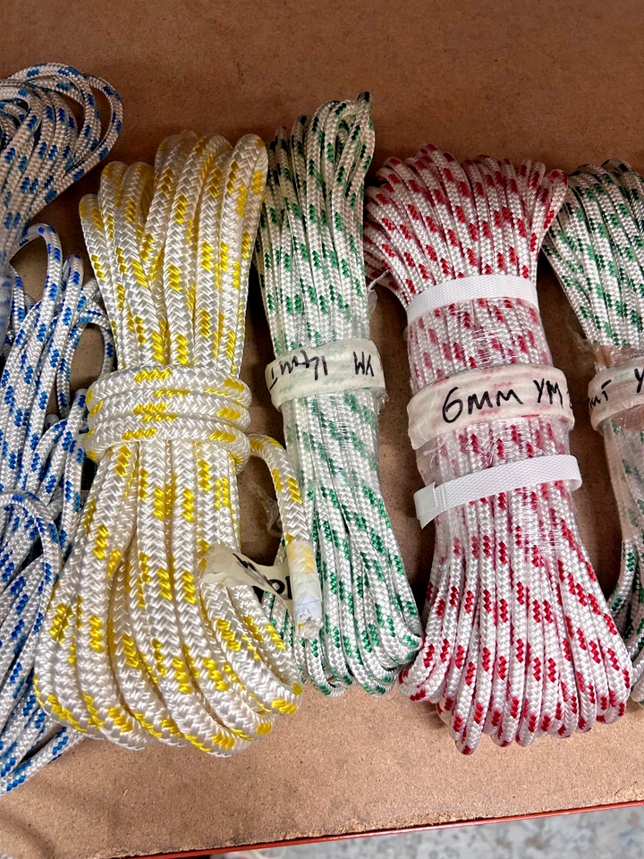 Yachtmaster rope bundle double braid polyester marine, sheets halyards ...