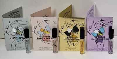 Marc Jacobs Perfect Perfume Collection Sample Size 4pc EDT, EDP ...