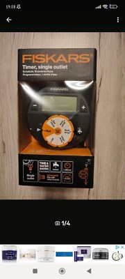 Fiskars Bewässerung Zeitschaltuhr und Timer mit 1 Ausgang - LCD Display ...