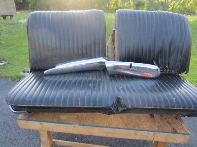 1955 Chevrolet Bel Air Front Split Bench Seat With Chrome Side Trim ...